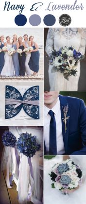 Trending Navy Color Ideas for Wedding Concept Design Looks Elegant ...