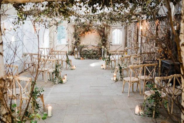 16 Best Rustic Wedding Aisle Decoration Ideas for Indoor and Outdoor ...